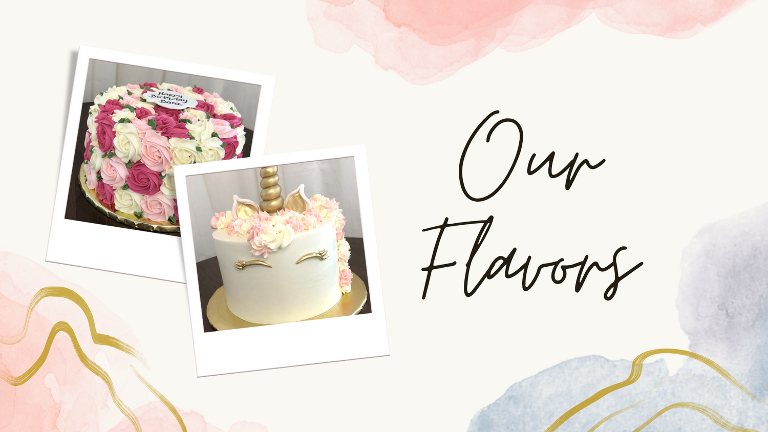 Flavors – J&D Cakes